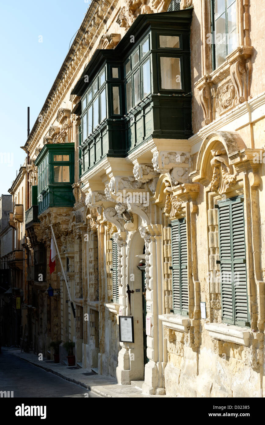 Pjazza San Gorg. Valletta. Malta Stockfotografie - Alamy