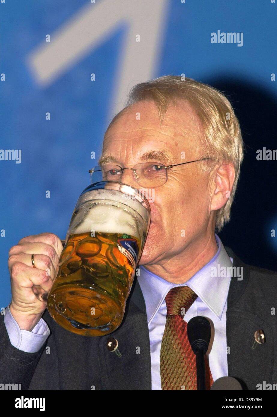 Bayerische Ministerpräsident Edmund Stoiber und Anführer der CSU ...