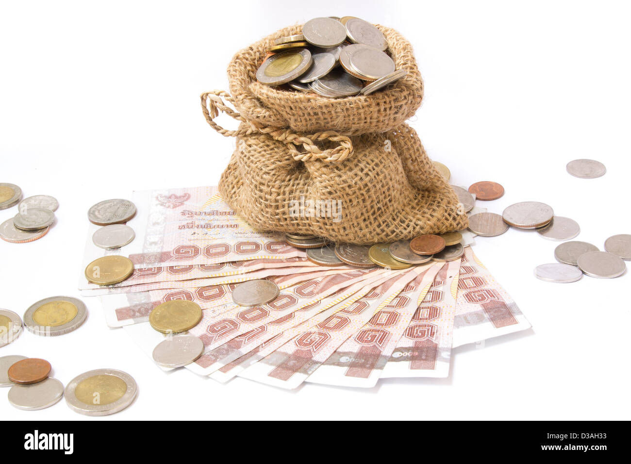 Background money bag sack bag coins -Fotos und -Bildmaterial in hoher ...