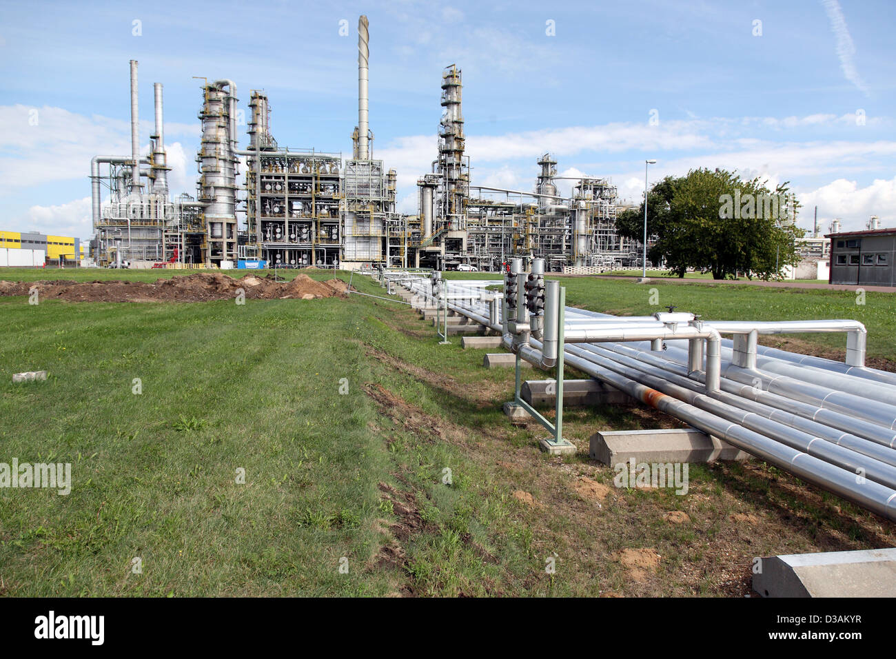 Leuna, Deutschland, Raffinerie TOTAL Raffinerie Mitteldeutschland ...