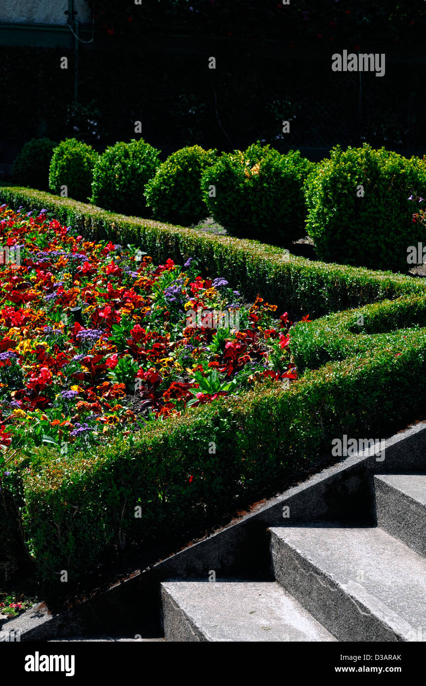 Italienischer Garten Querschnittsfläche Butchart Gardens Brentwood Bay ...