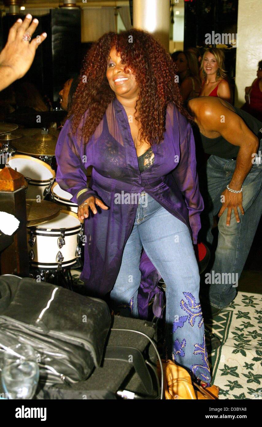 (Dpa) - der US Soul-Diva Chaka Khan im Bild während der Afterparty von ...