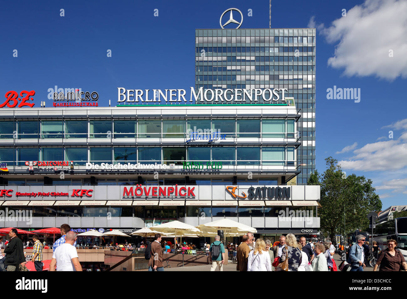 Berlin, Deutschland, Europa-Center Breitscheidplatz Stockfotografie - Alamy