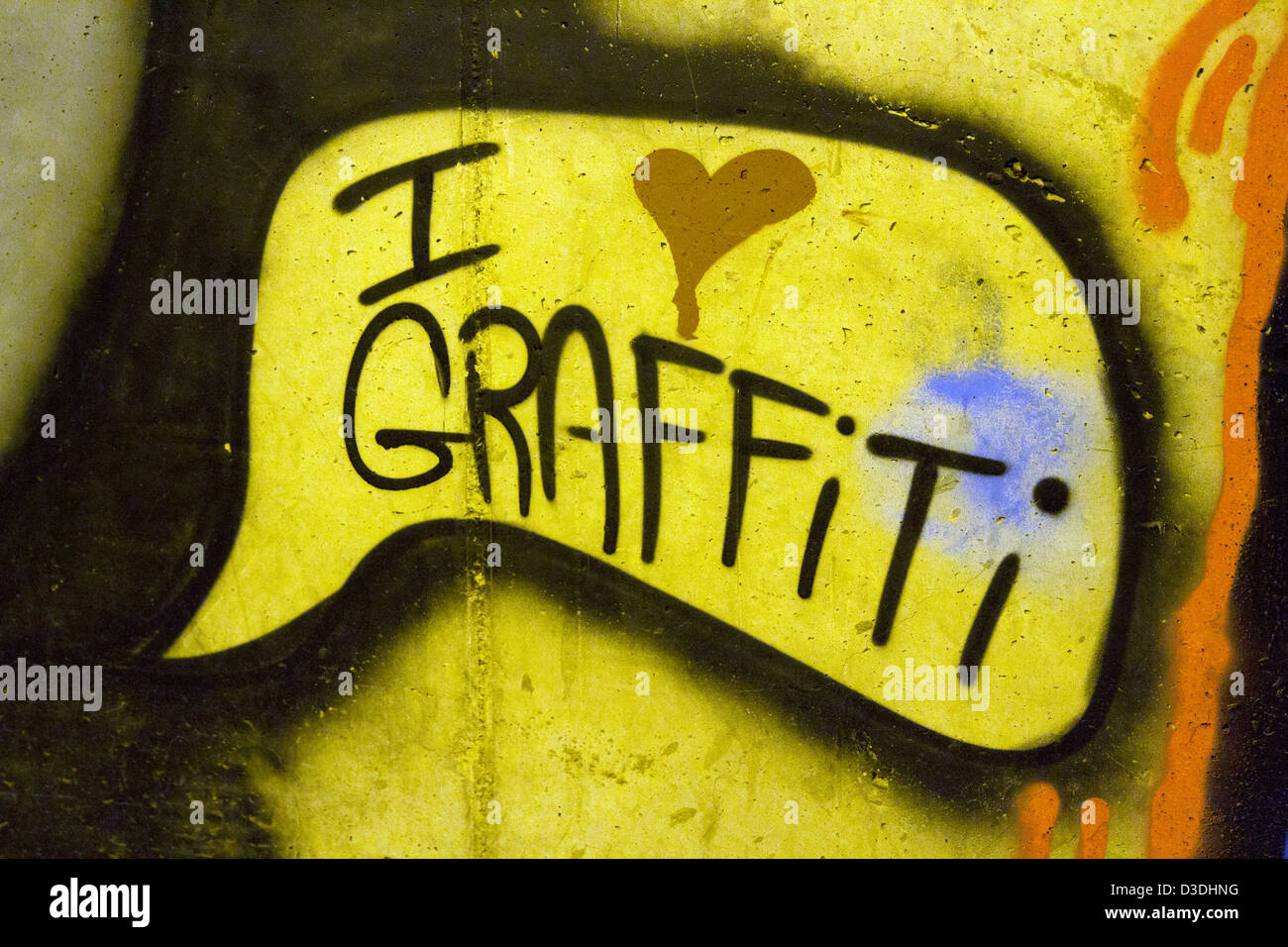 Ich liebe dich graffiti -Fotos und -Bildmaterial in hoher Auflösung – Alamy