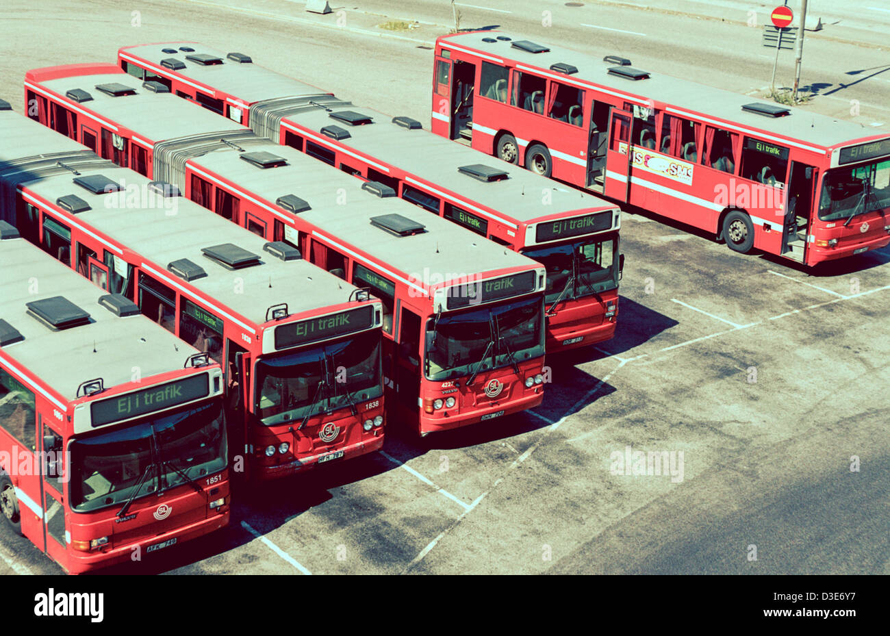 Bus Buses Stockholm Sweden Stockfotos und -bilder Kaufen - Alamy