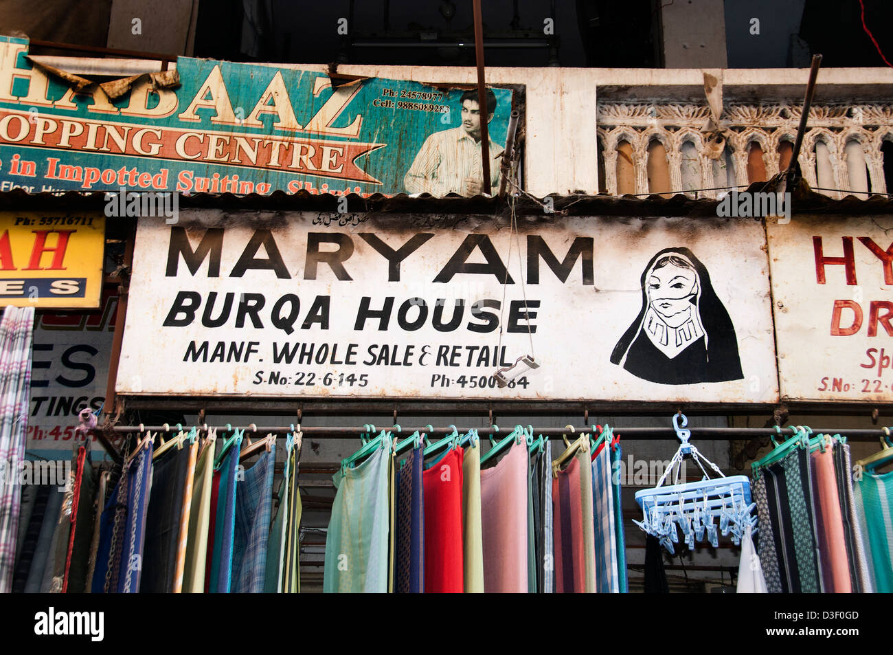 Haus Laad Basar Burqa oder Choodi Basar Altmarkt befindet sich rund um ...