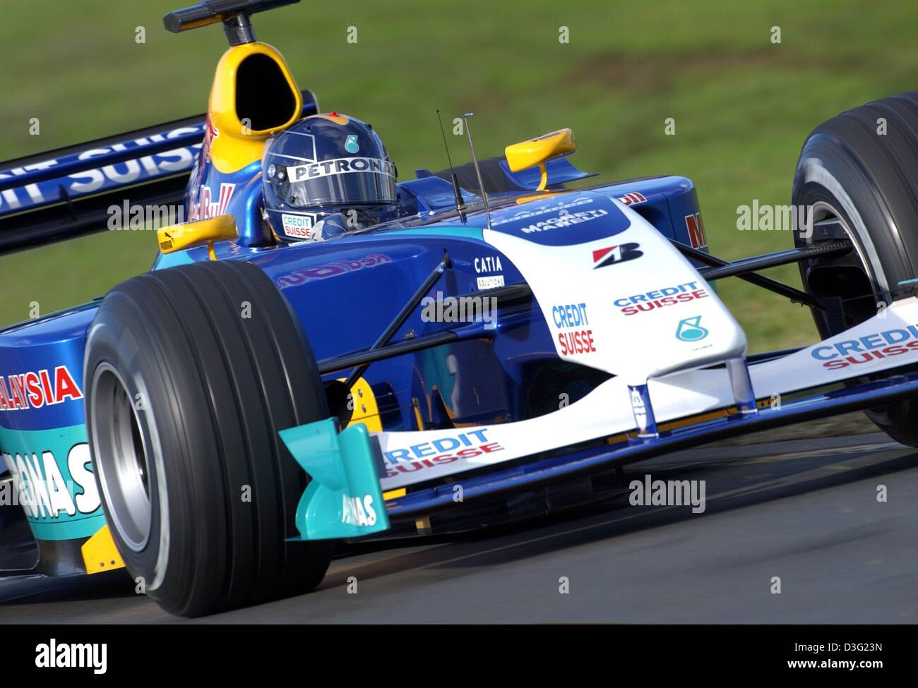 (Dpa) - deutsche Formel 1 pilot Heinz-Harald Frentzen von Sauber ...