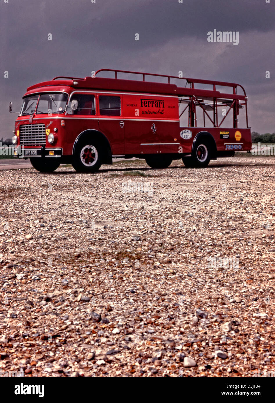 1957-Ferrari-Transporter Fiat LKW mit Karosserie von Bartoletti ...