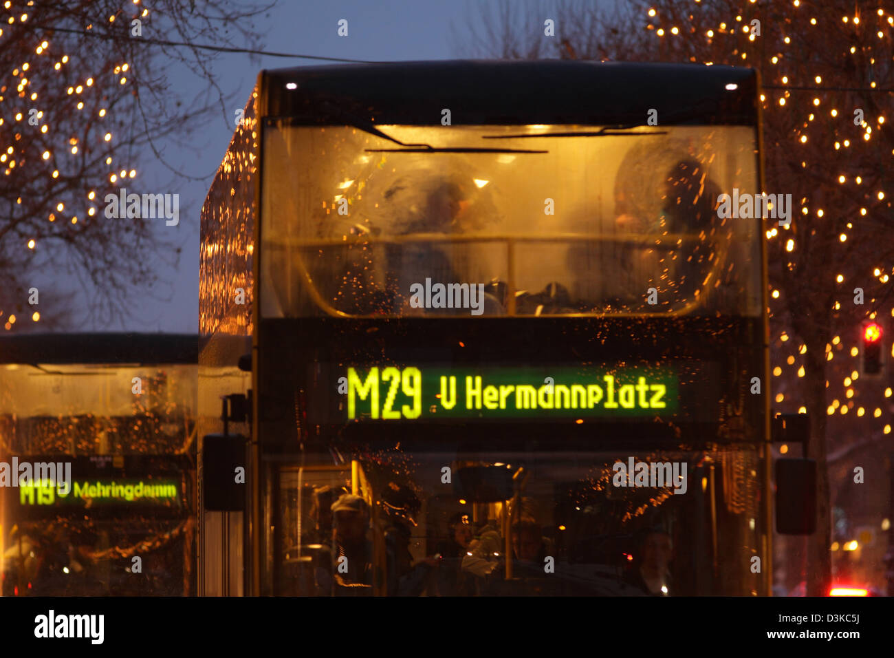 Berlin, Deutschland, BVG-Doppeldecker-Linie M19 und M29 Stockfotografie ...