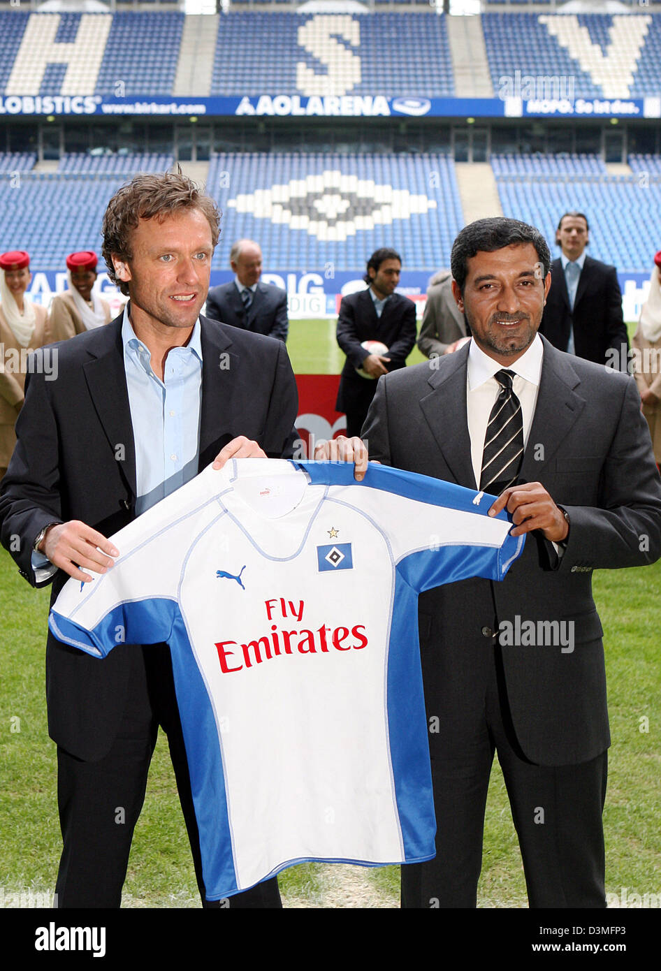 Die Trainer der deutschen Fußball Bundesligisten Hamburger SV (HSV ...