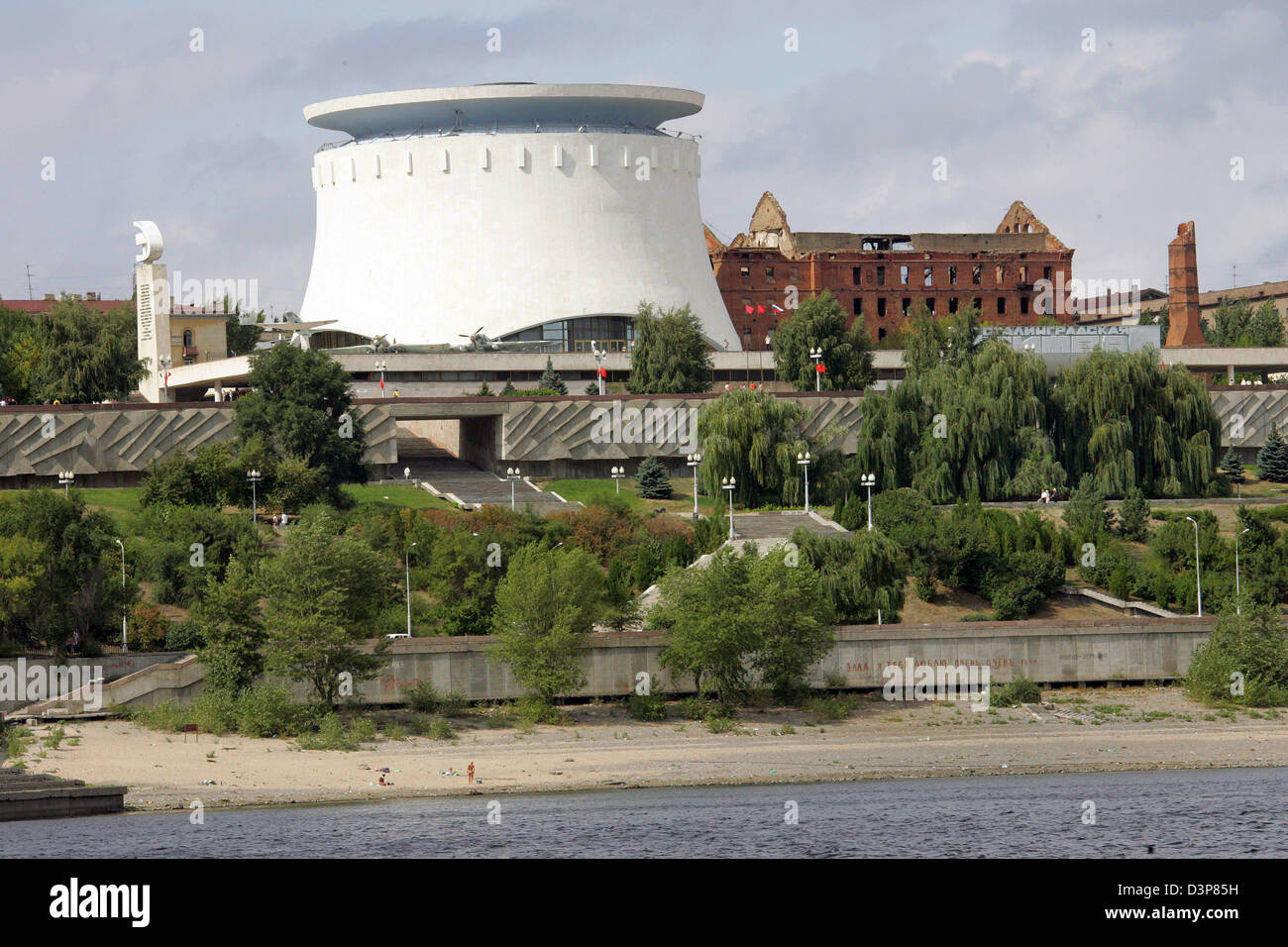 Blick auf das Panorama Museum von Wolgograd, russische, 10. September ...