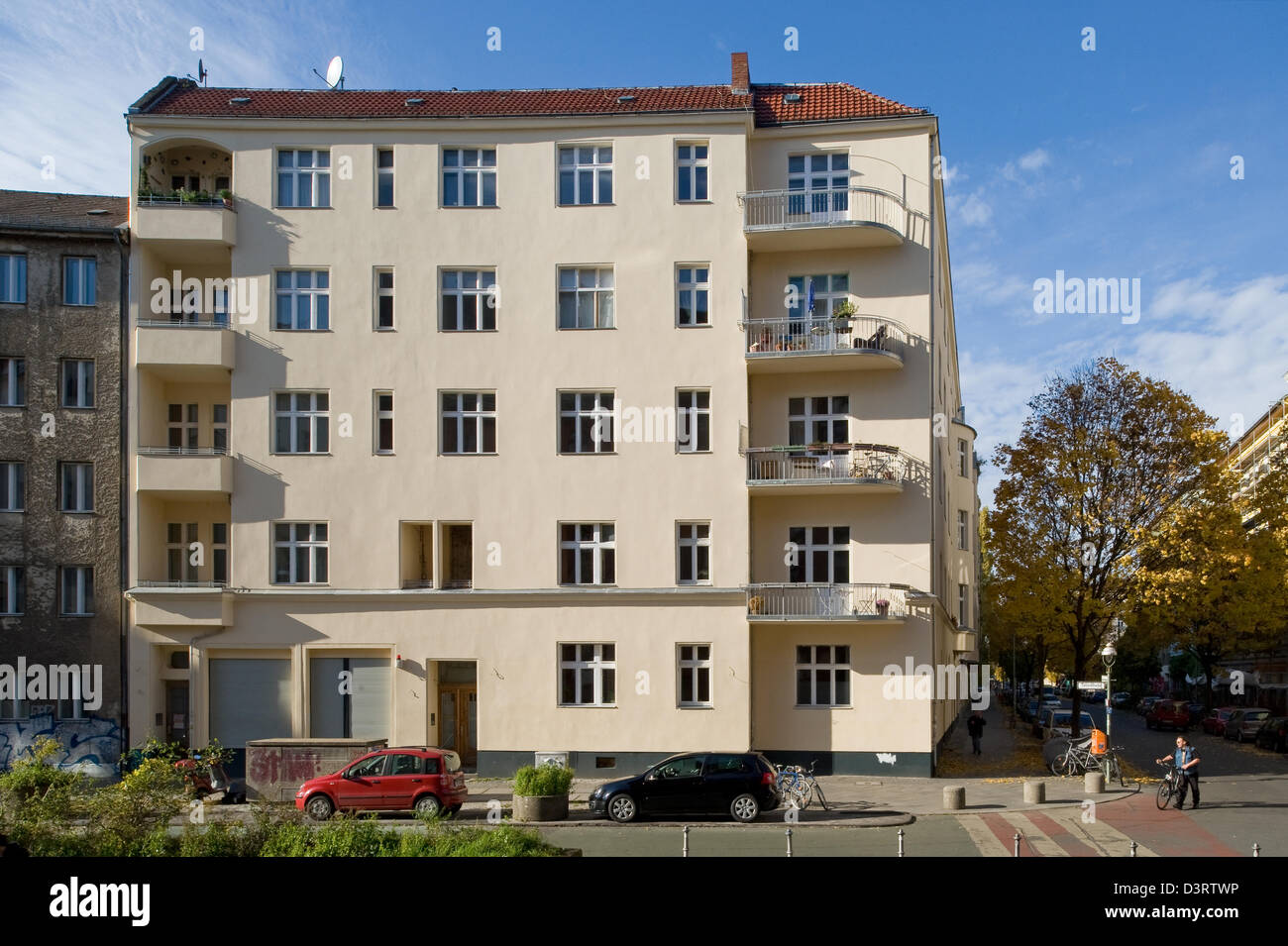 Berlin, Deutschland, Wohnsiedlung in Kreuzberg 36 Stockfotografie - Alamy