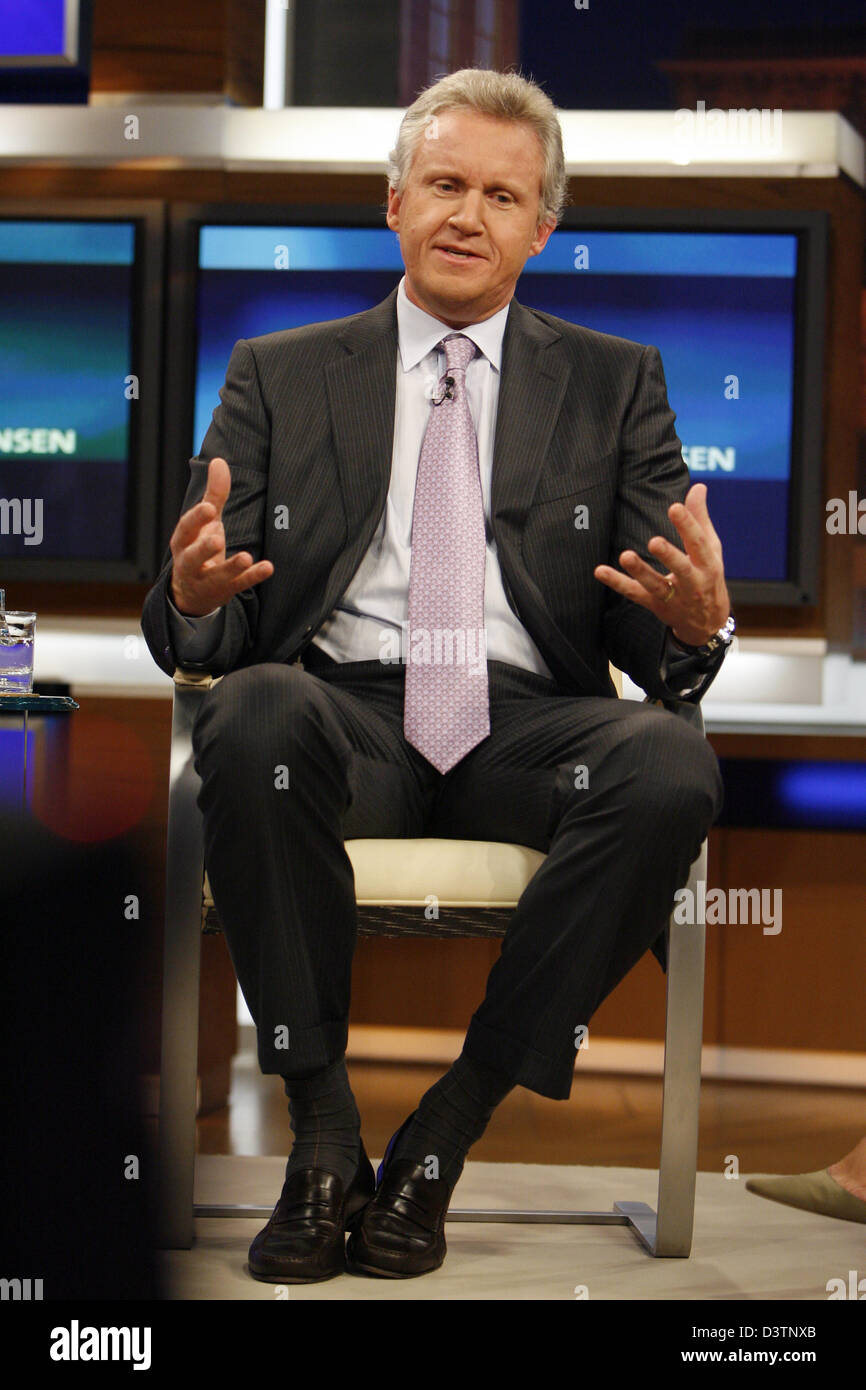 Das Foto zeigt den CEO von General Electric, Jeffrey R. Immelt, als ...