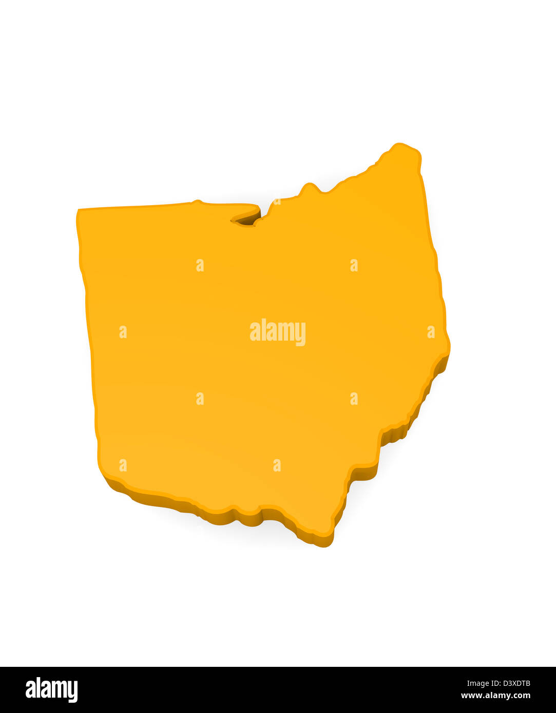 Ohio karte 3d -Fotos und -Bildmaterial in hoher Auflösung – Alamy