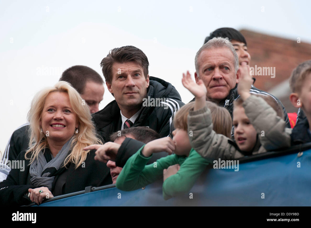 Swansea, Wales, Großbritannien. 26. Februar 2013. Swansea-Manager ...