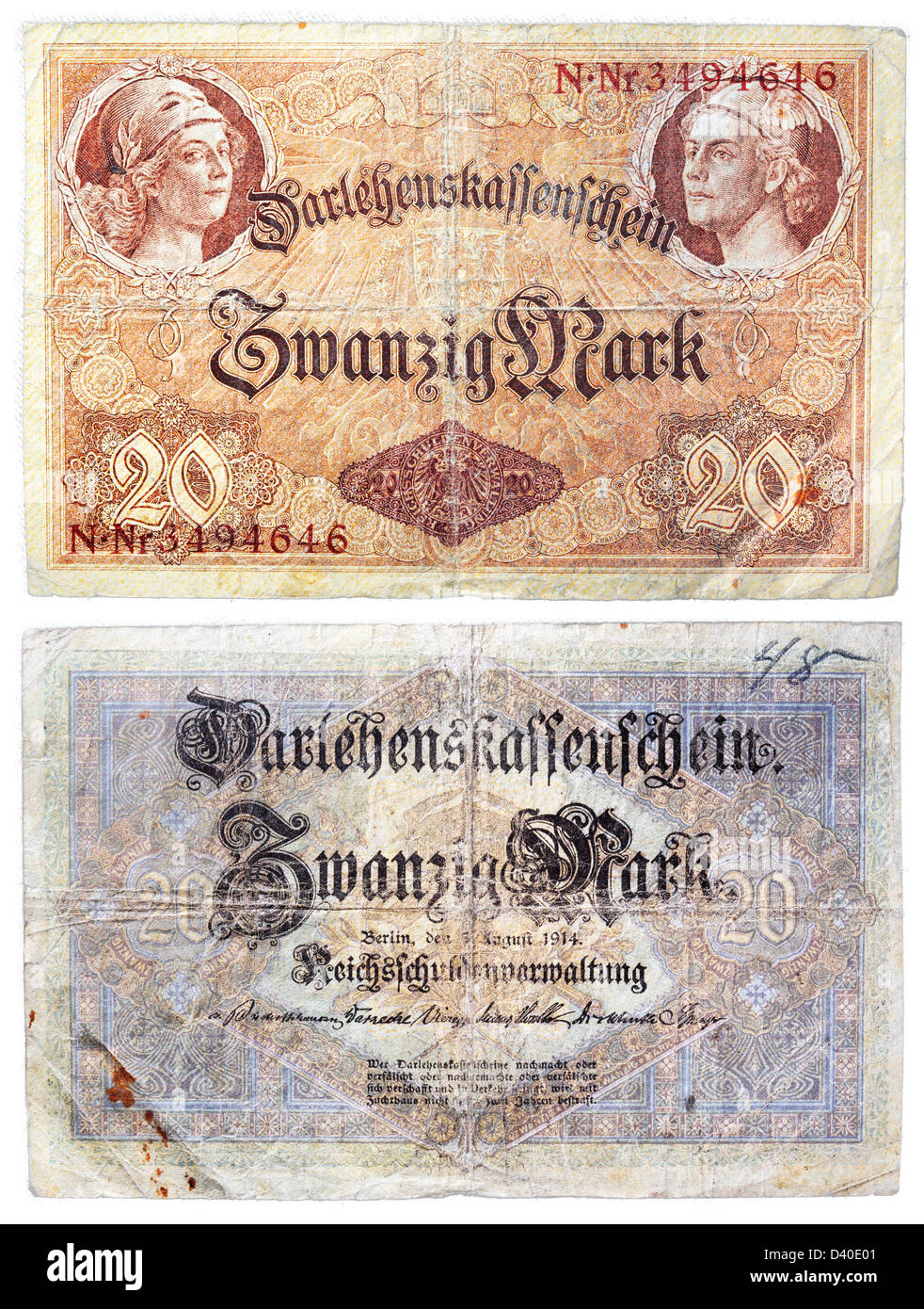 Deutsche mark scheine -Fotos und -Bildmaterial in hoher Auflösung ...