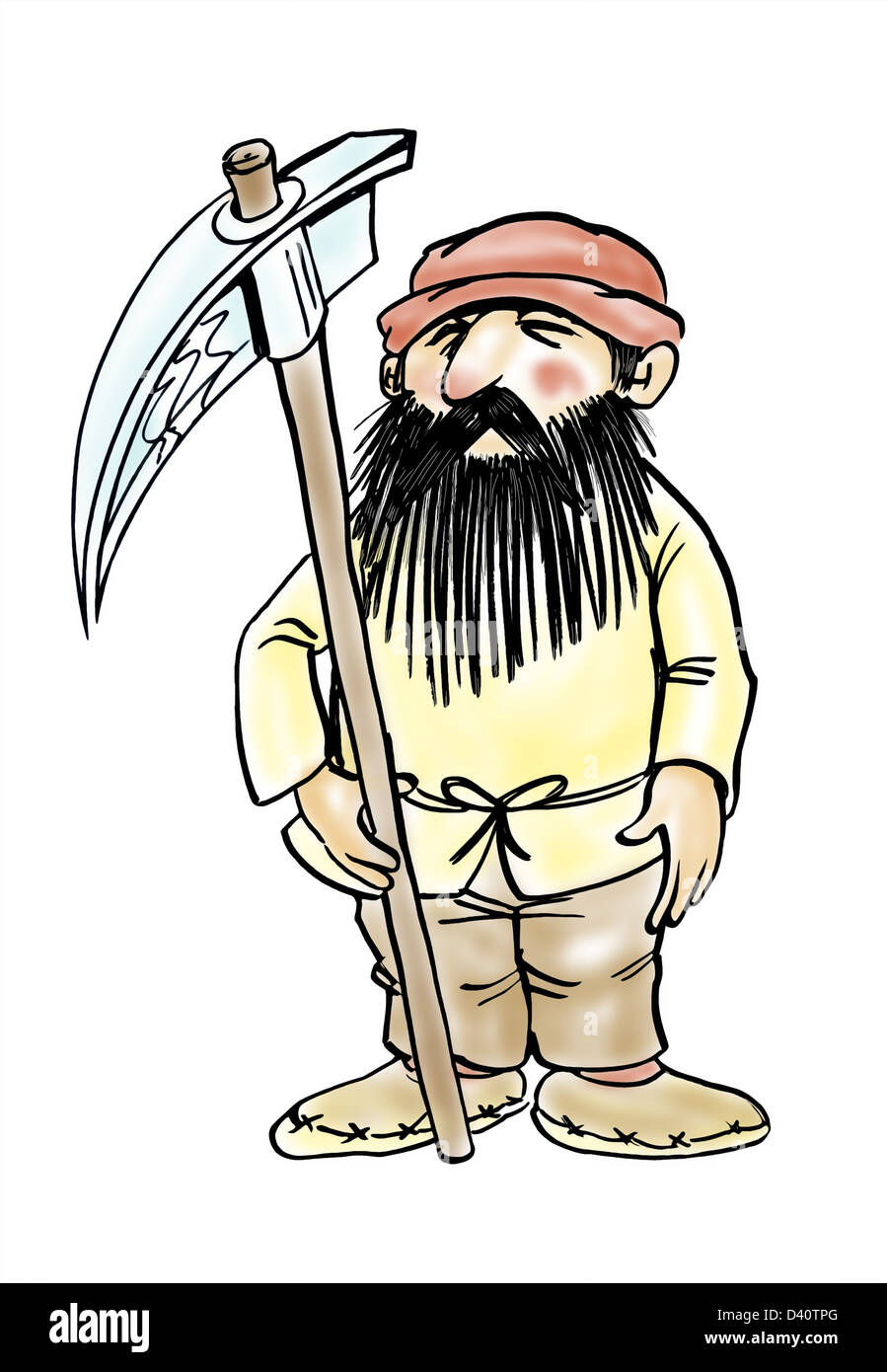 Cartoon farmer Ausgeschnittene Stockfotos und -bilder - Alamy
