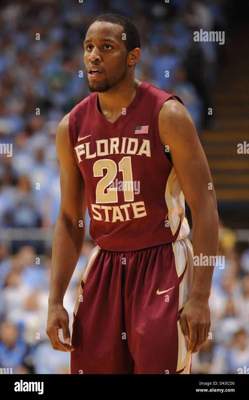 3. März 2013 - Chapel Hill, NC, USA - 3. März 2013: Florida State ...