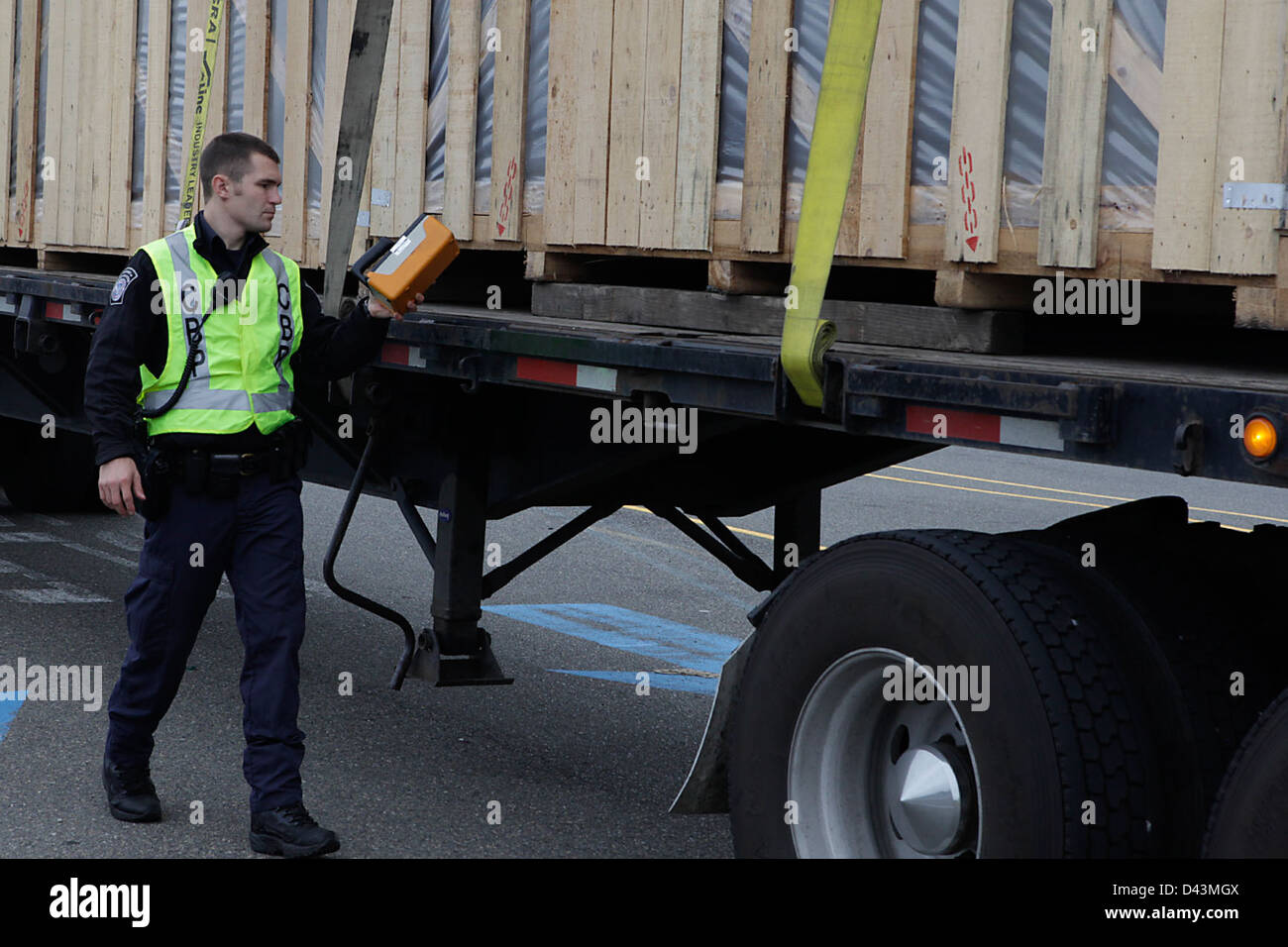 CBP-Port Of Entry-Prüfstation Stockfotografie - Alamy