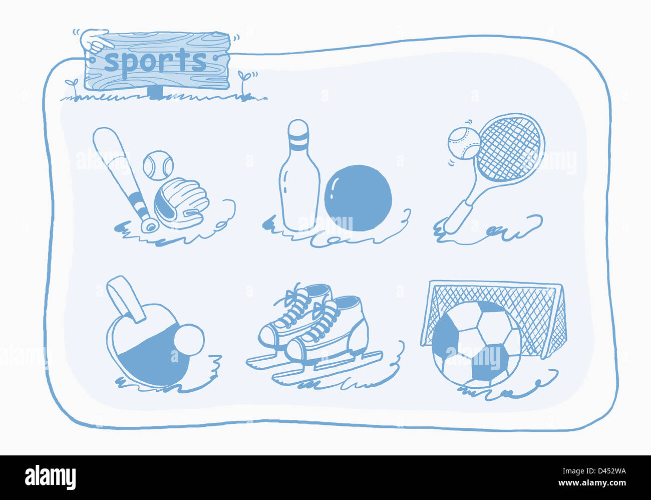 Abbildung Symbole rund um Sport Stockfotografie - Alamy Abbildung Symbole rund um Sport Stockfotografie - Alamy
