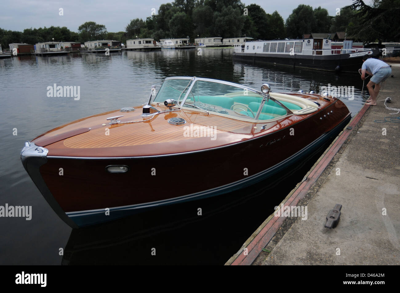 Riva Classic Motorboot, Hartford, Huntingdon, England, August 2008 ...