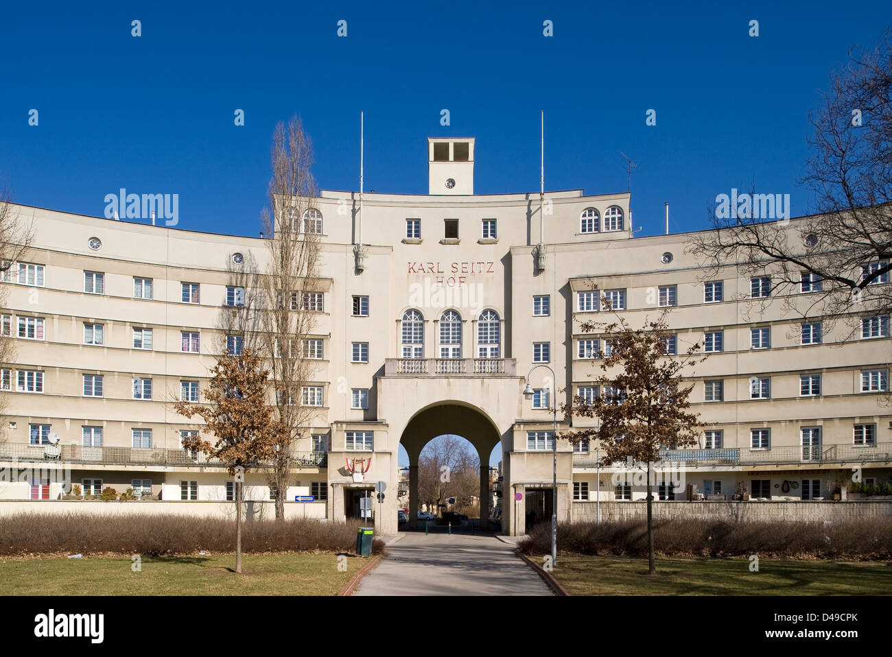 Wie, Österreich, Karl Seitz im Bezirk 21-Hof in Wien-Floridsdorf ...
