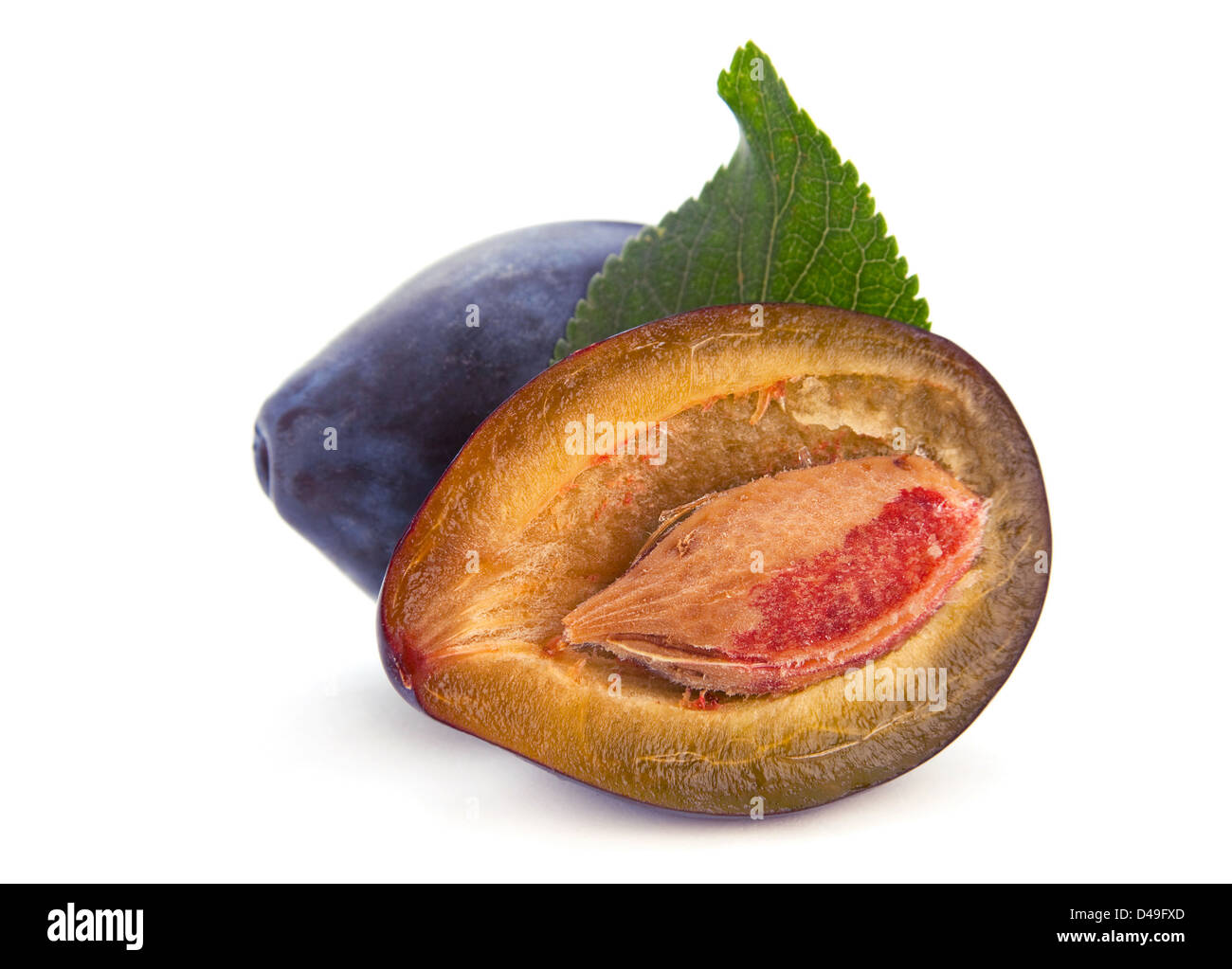 Fruchtfleisch von pflaumen Ausgeschnittene Stockfotos und -bilder - Alamy