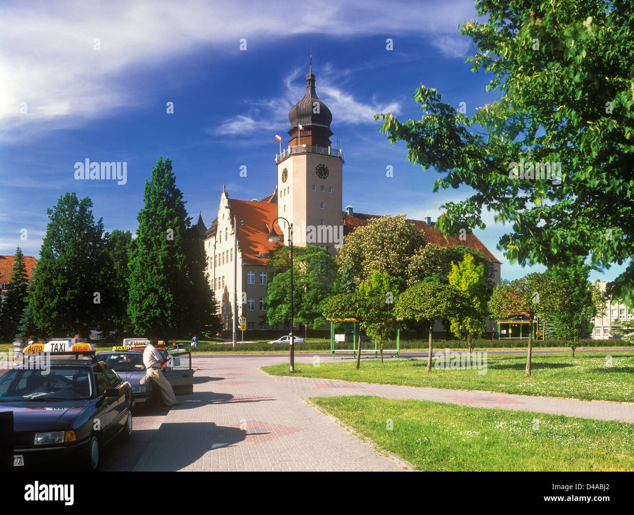 Rathaus in Elbing, Ermland und Masuren, Polen Stockfotografie - Alamy