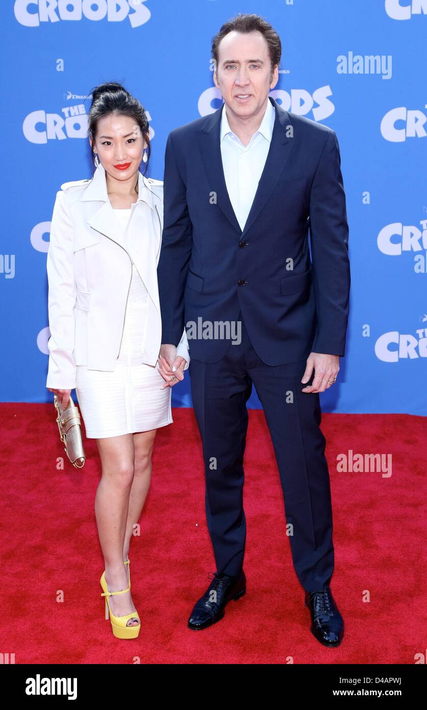 Nicolas cage and alice kim cage -Fotos und -Bildmaterial in hoher ...