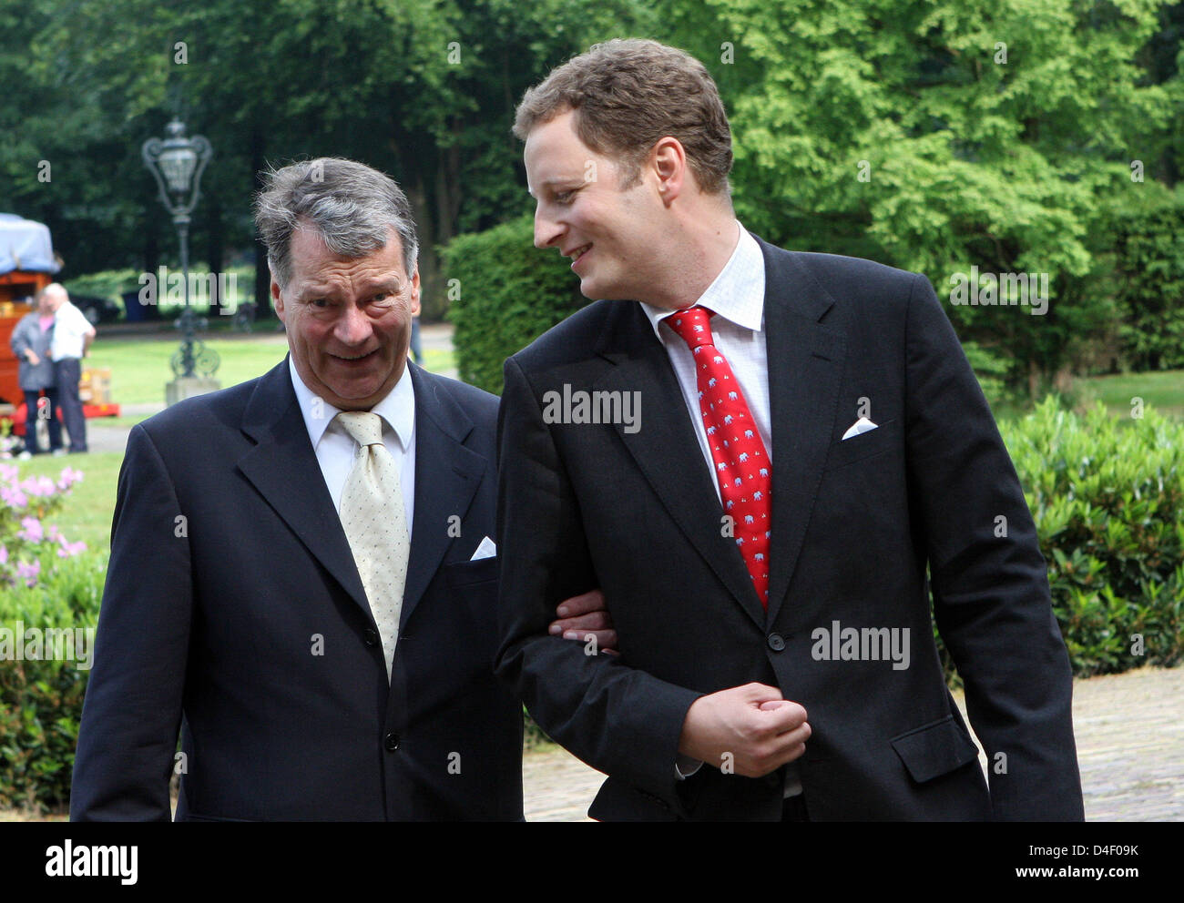 Christian Sigismund, Prinz von Preußen, (L) und Georg Friedrich ...
