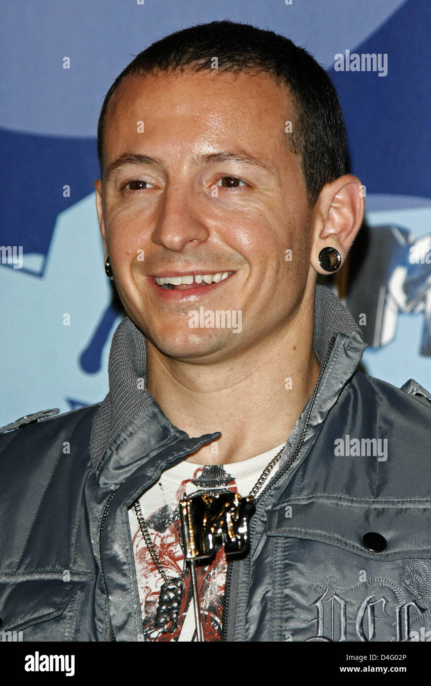 Sänger Chester Bennington von US-Band "Linkin Park" stellt im ...