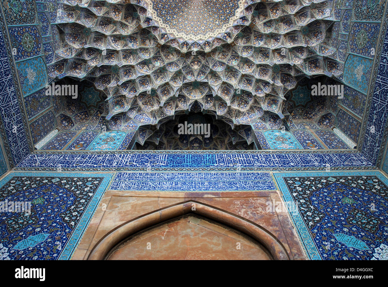 Schah (Imam) Moschee in Isfahan, Iran Stockfotografie - Alamy