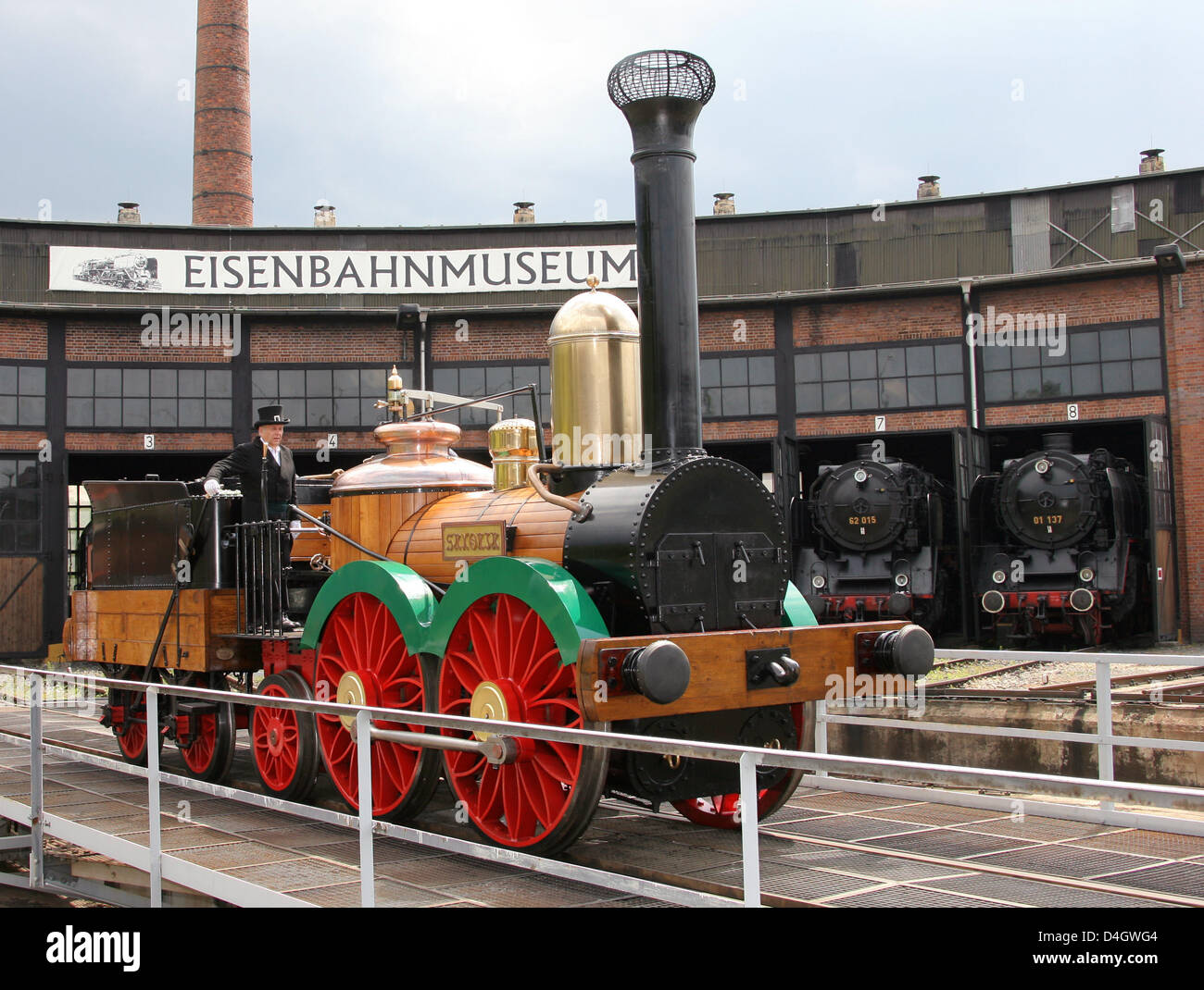 The First Steam Engine In Germany Stockfotos und -bilder Kaufen - Alamy