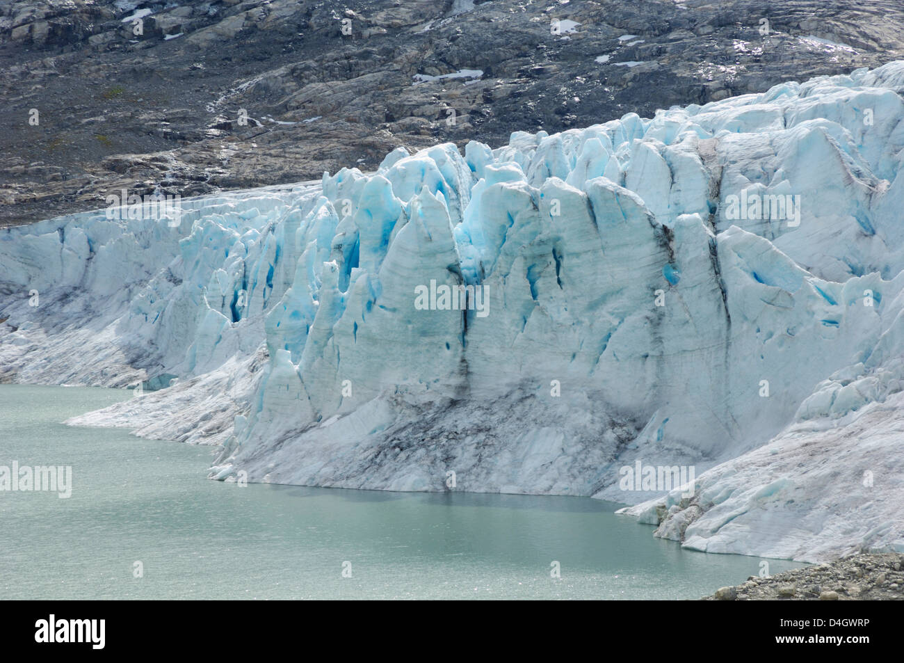 Austdalsbreen glacier styggevatnet lake -Fotos und -Bildmaterial in ...