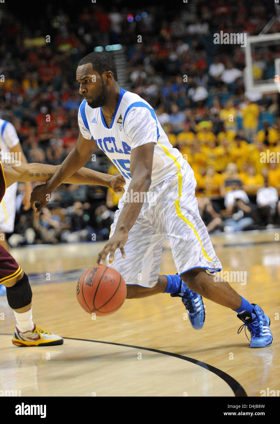 13. März 2013: Shabazz Muhammad #15 von UCLA bei den NCAA-Basketball-Spiel zwischen den UCLA ...
