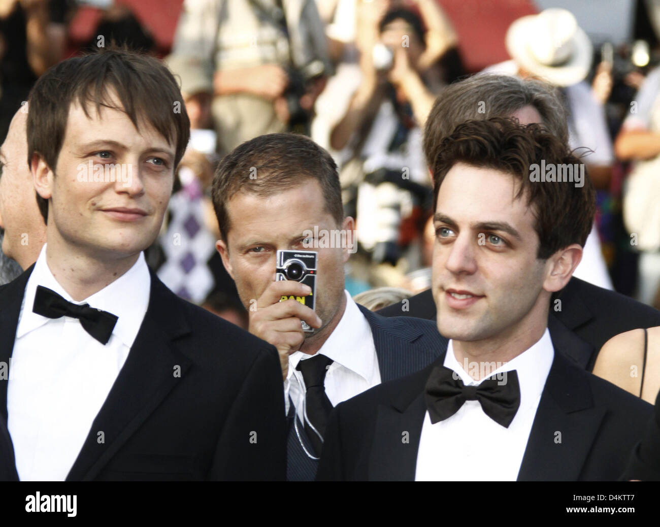 Schauspieler August Diehl (L-R), Til Schweiger und B.J. Novak kommen ...