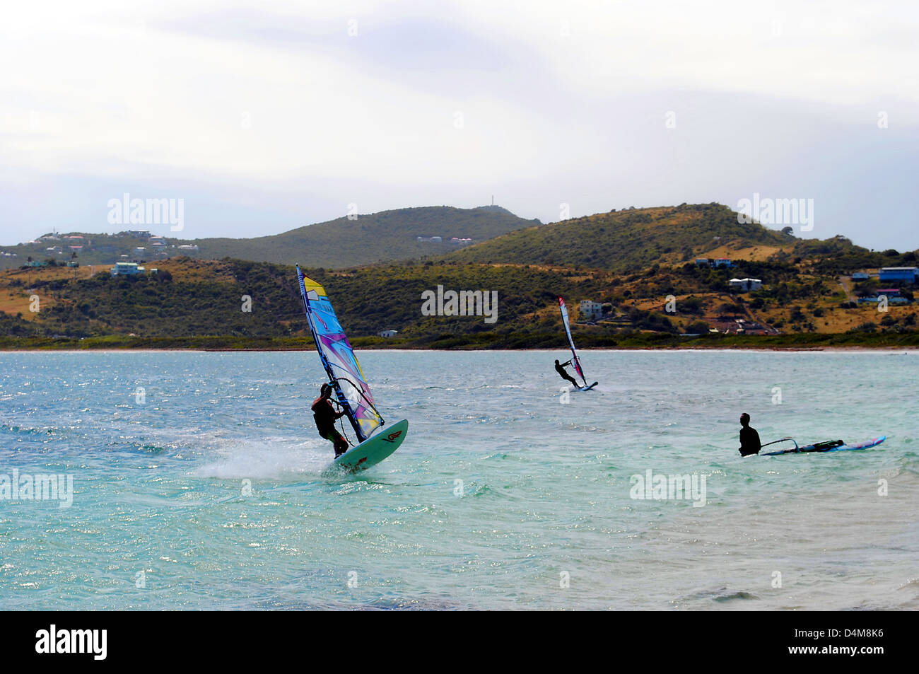 Das Le Gallion Beach in St. Maarten Stockfotografie - Alamy