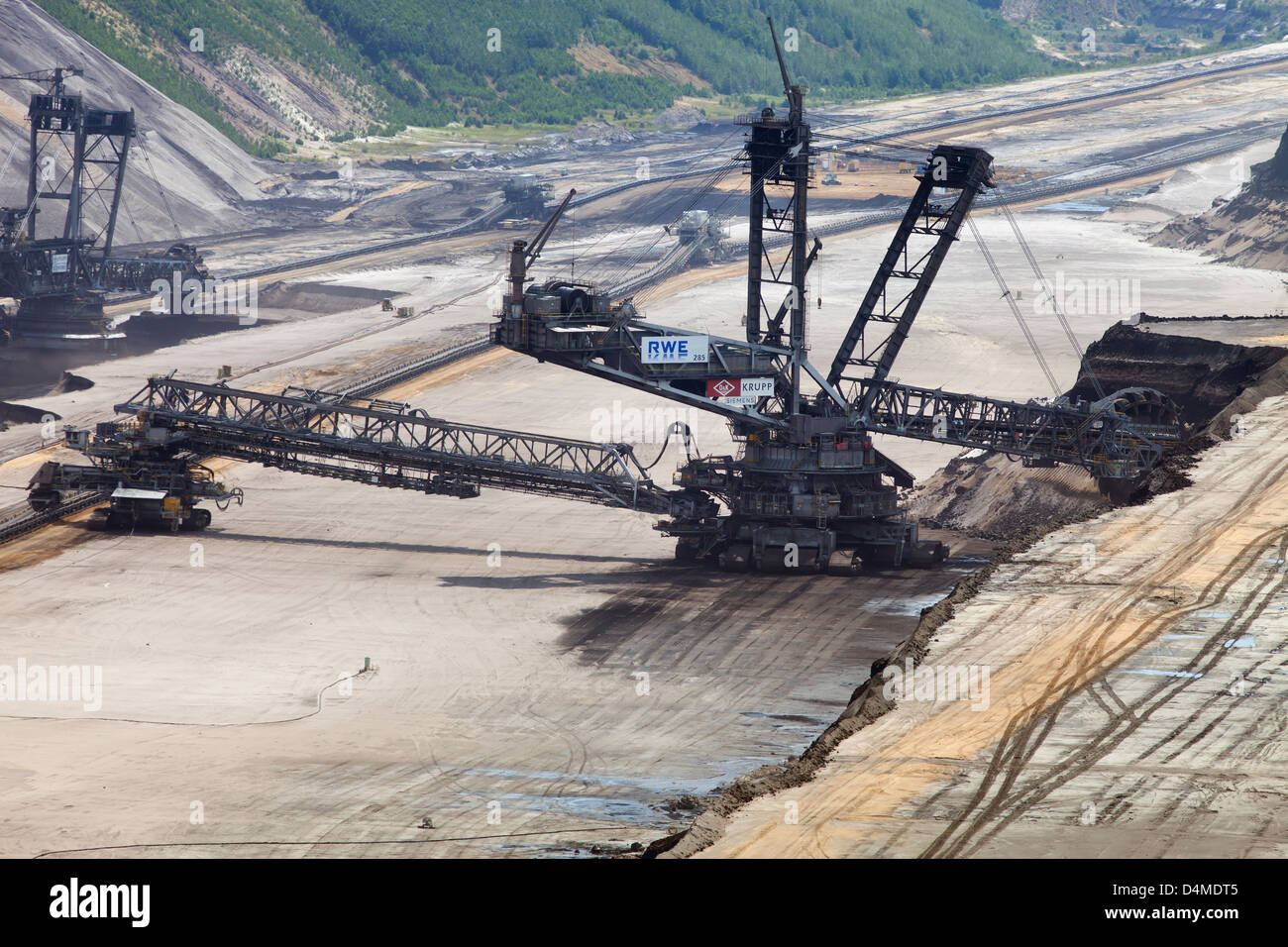 Grevenbroich, Deutschland, RWE Braunkohletagebau Garzweiler ...