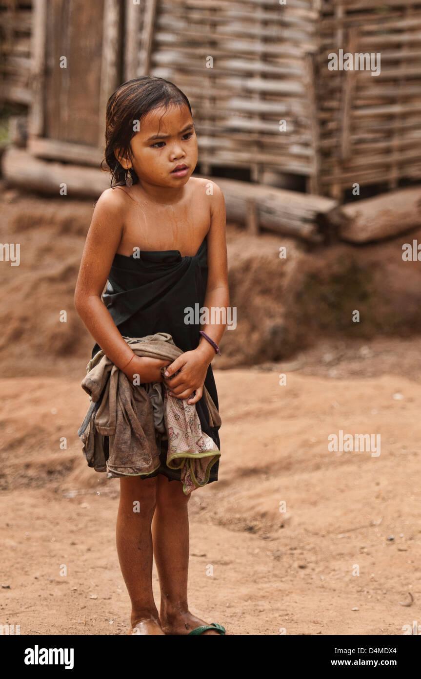junge Lanten Mädchen, Luang Nam Tha, Laos Stockfotografie - Alamy