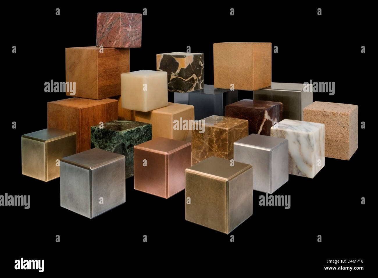 Different solid materials cube -Fotos und -Bildmaterial in hoher ...