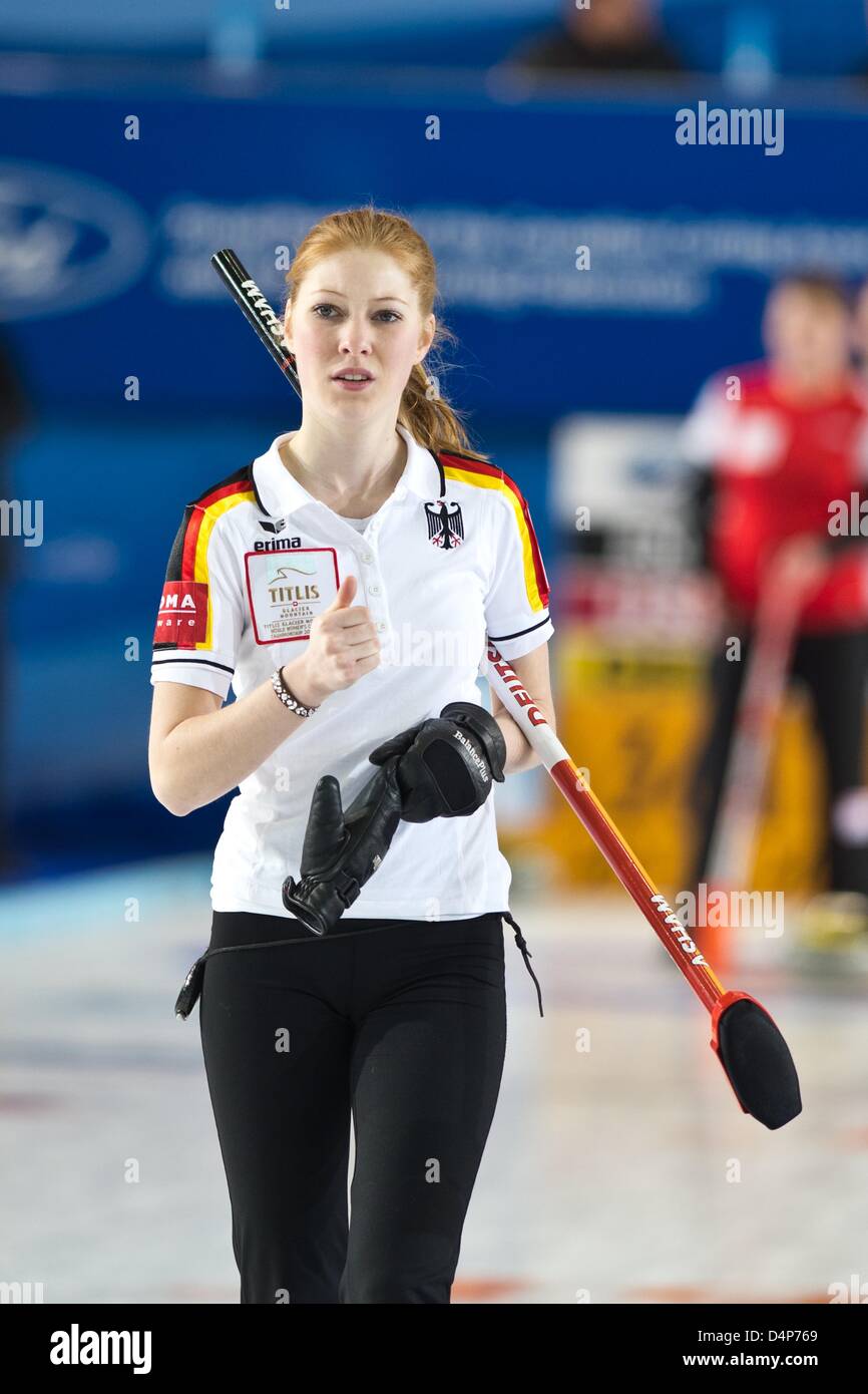 Stella Heiss (GER), 17. März 2013 - Curling: Weltfrauenkonferenz der ...