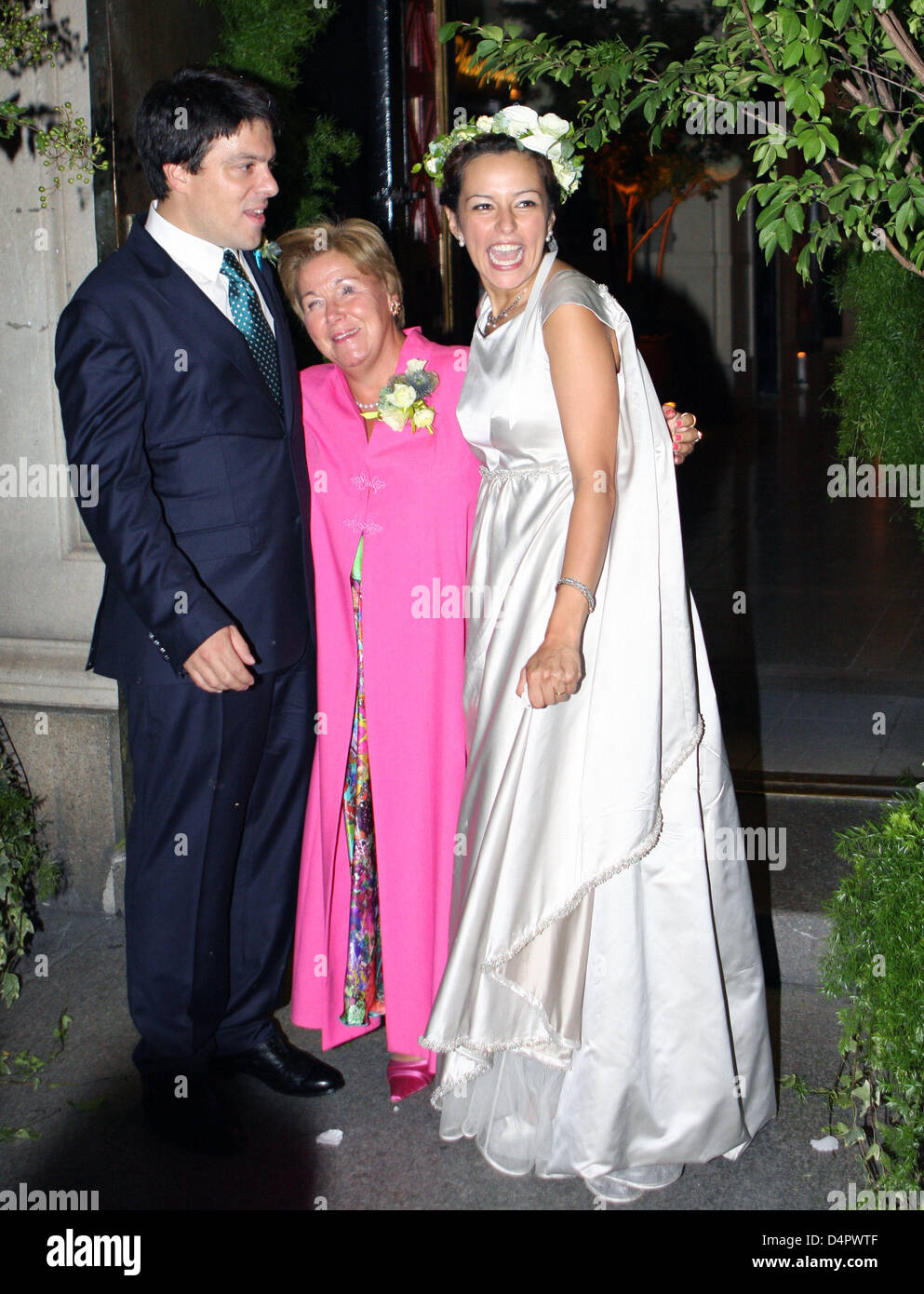 (L-R) Bernardo Guillermo, seine Mutter Prinzessin Christina und seine ...