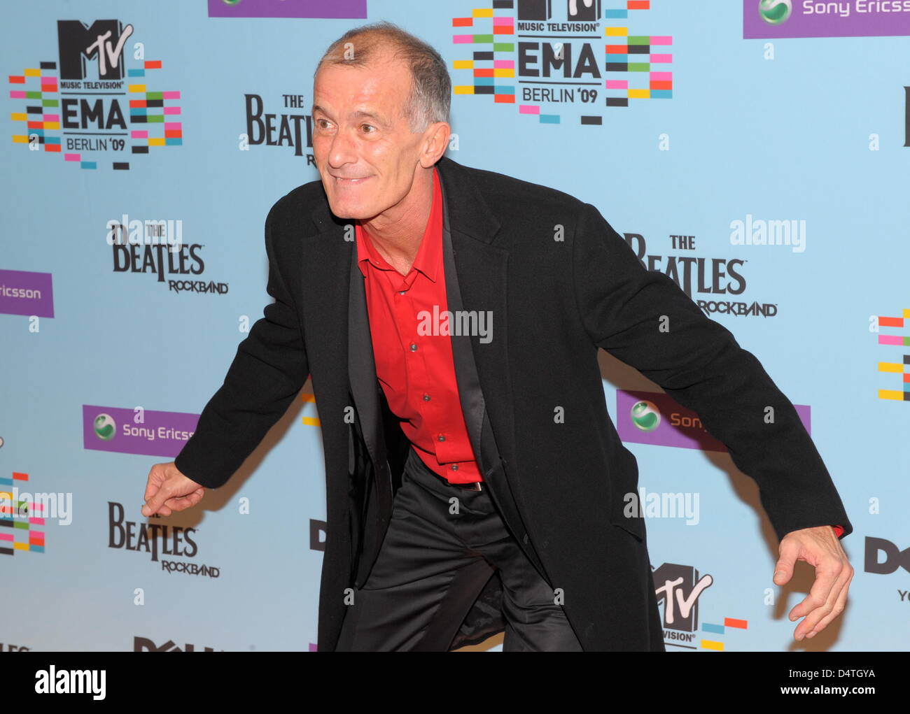 Britische TV-Moderatorin Ray Cokes kommt für die MTV Europe Music ...