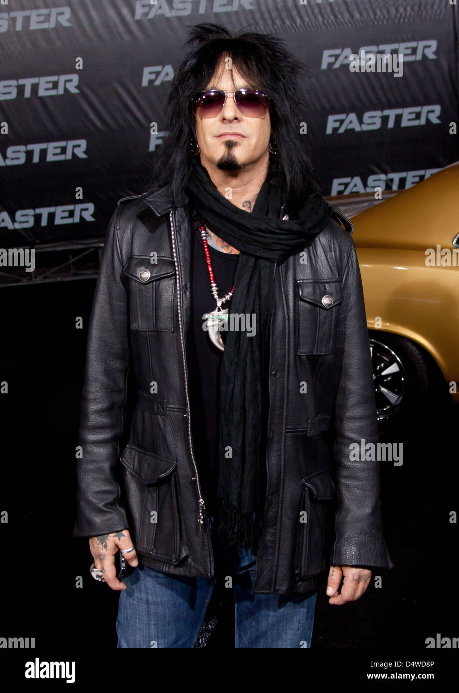 US-Bassist Nikki Sixx von Mötley Crüe besucht die Premiere des Films ...