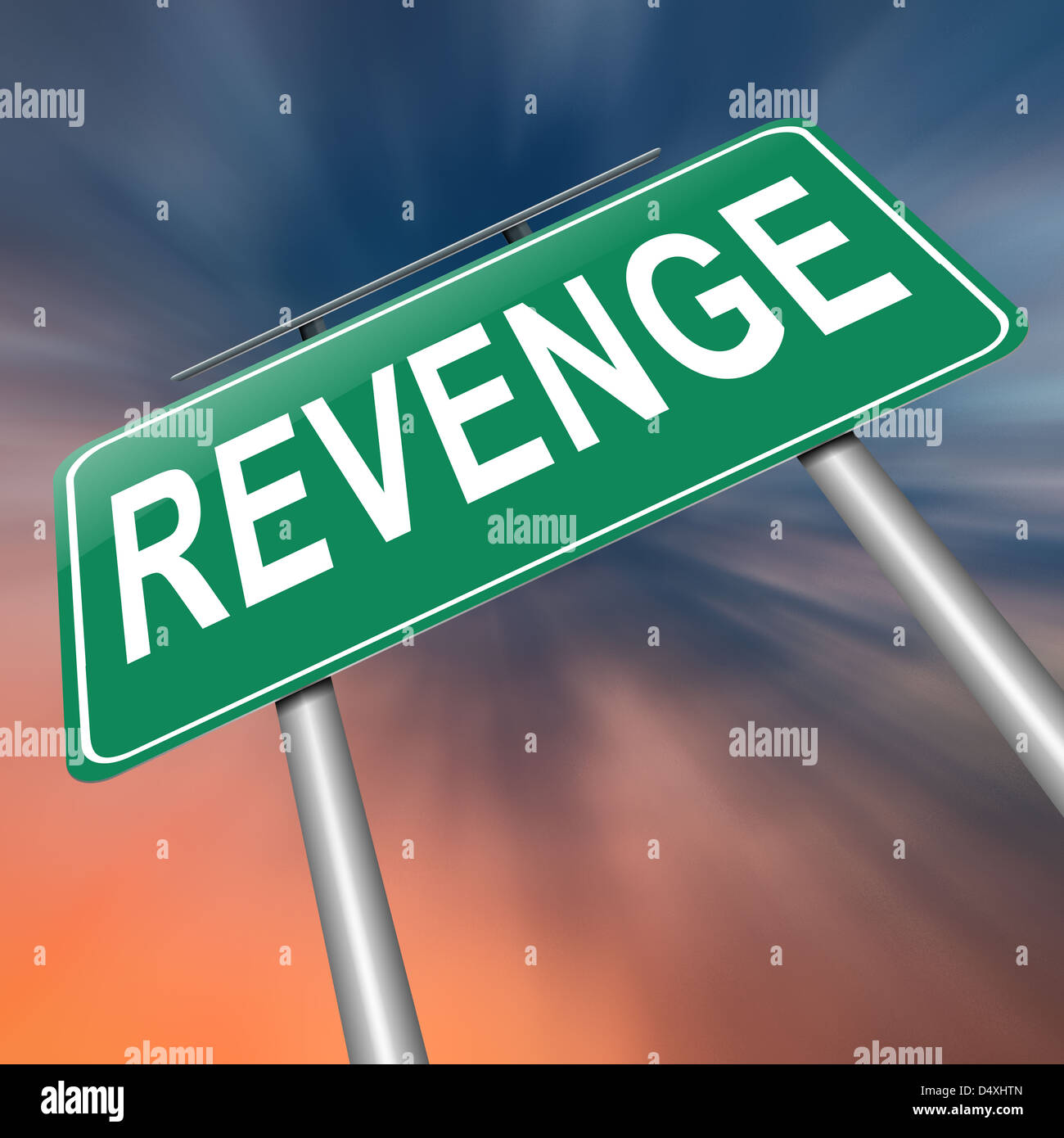 Rache konzept Stockfotos und -bilder Kaufen - Alamy