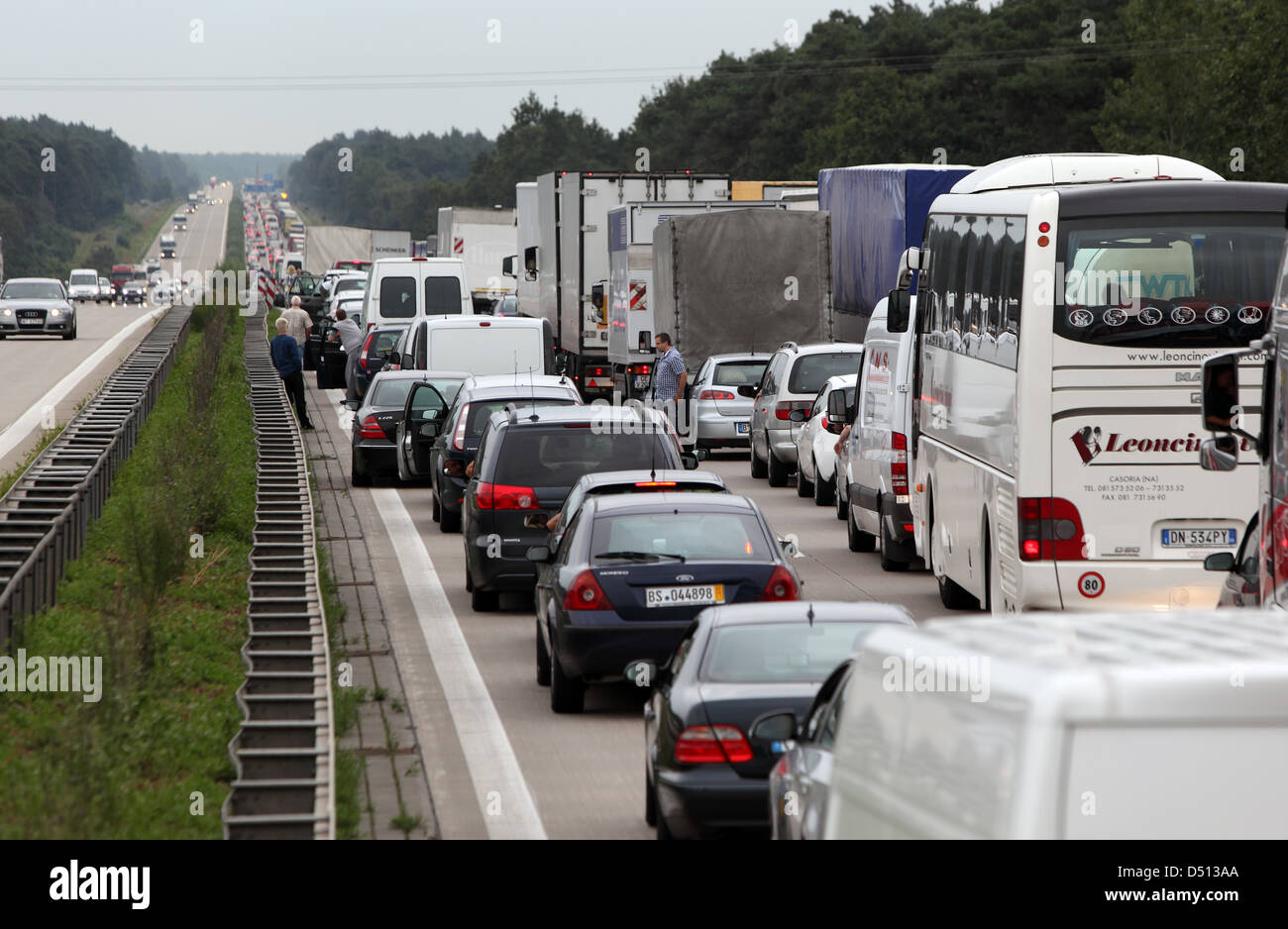 Stau A2 Richtung Berlin