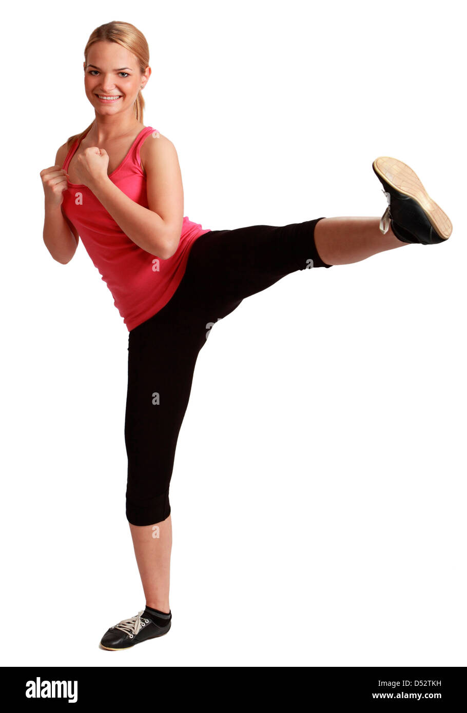 Kickbox woman -Fotos und -Bildmaterial in hoher Auflösung – Alamy