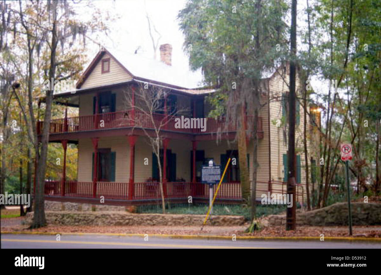 Das John G. Riley House Museum in Tallahassee, Florida, ist ein ...