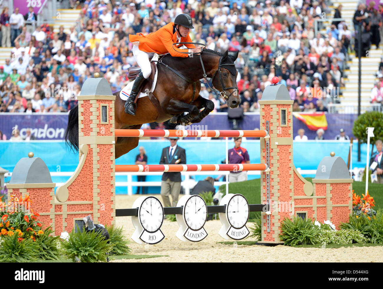 Jur Vrieling Reiten Bubalu (NED, Niederlande). Team-Springreiten ...