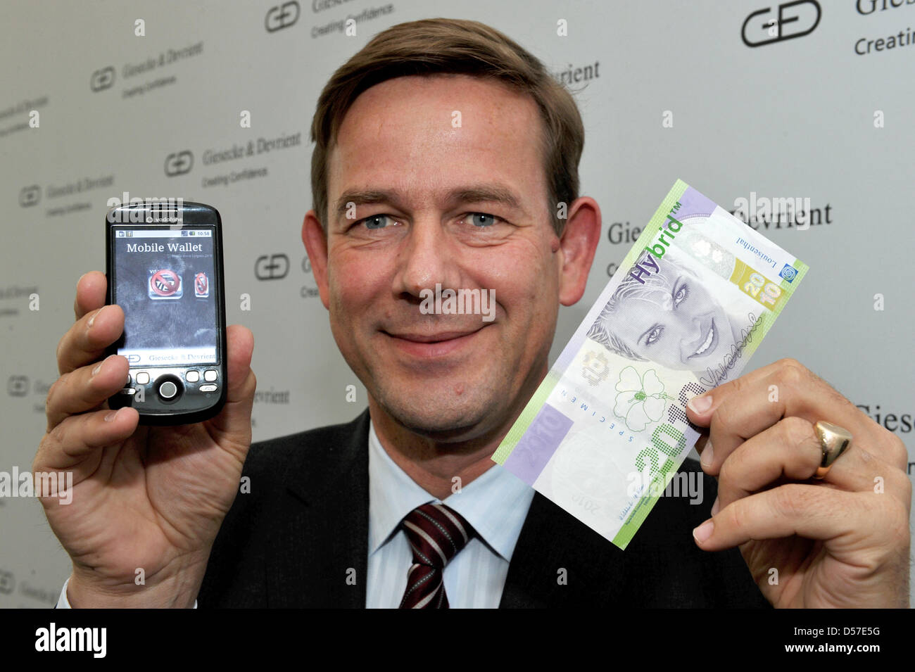 Karsten Ottenberg, CEO der Banknote Spezialist Giesecke & Devrient ...